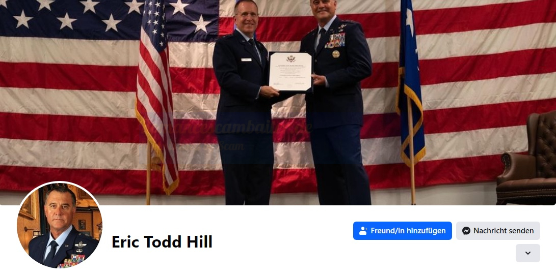 Forum Übersicht - Scamprofile / RPO Maj. Gen. Eric T. Hill
