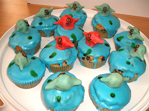 Cupcakes, Cakepops, Plätzchen, Petit Fours, etc » Alien-Muffins