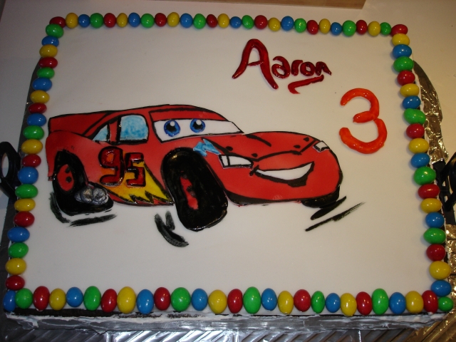 Geburtstag-Kinder » Auto-Torte