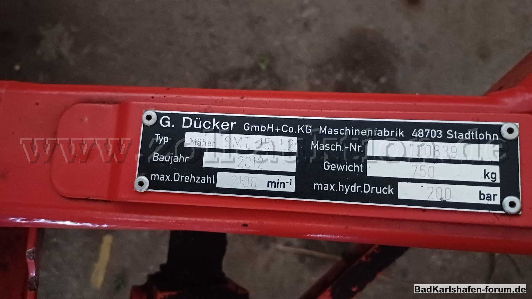 Angebote und Gesuche » Stadt versteigert Mulcher Dücker